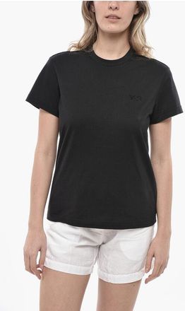 Yohji Yamamoto ADIDAS Cotton Crewneck T-Shirt With Print size S