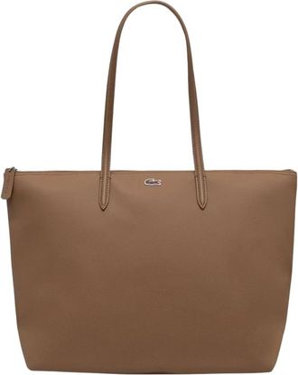 Lacoste Grand Cabas L.12.12 Concept - Femme - Sacs - Brun - Taille: ONE Size