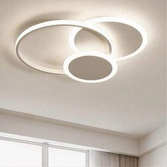 Trade Shop Copy Of Plafoniera Led 32 W Rettangolare Oro Design Moderno Lampadario A Soffitto 50224