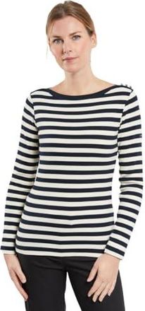 Armor Lux Marini&egrave;re col Bateau &agrave; Boutons en Coton ERQUY