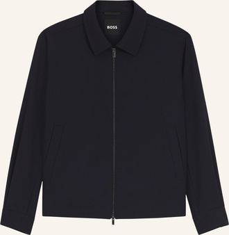 HUGO BOSS Sakko P-Carper-Zip-263f Relaxed Fit blau