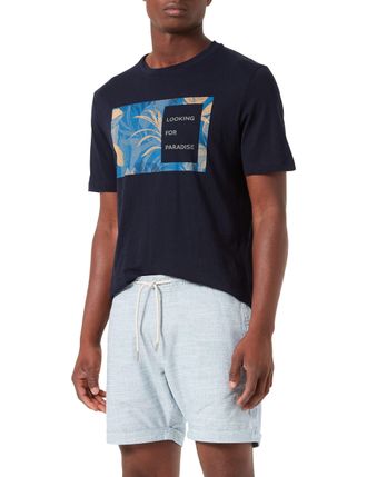 s.Oliver Mens Bermuda, azurblau, M