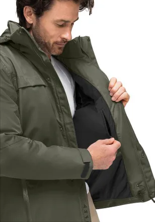 Maier Sports Winterjacke Peyor M warme Herren Jacke, wattierte Regenjacke, wasserdicht + atmungsaktiv