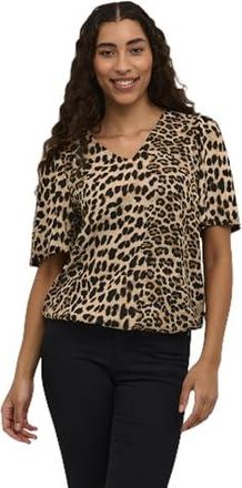Kaffe Kaariana Blouse, Classic Leopard, 38 Femmes