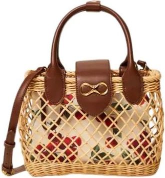 Twinset Femme, Sacs, Beige, Taille: ONE Size Bolso Mimbre Bolsa