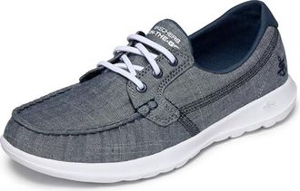 Skechers Femme on-The Go Walk Lite-Isla Chaussures Bateau, Bleu (Navy), 40 EU