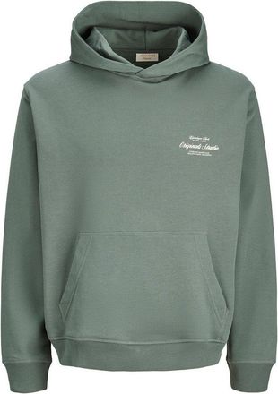Jack & Jones Kapuzensweatshirt Jack&Jones XXL Hoodie gr&uuml;n R&uuml;ckenprint JORNORREBRO