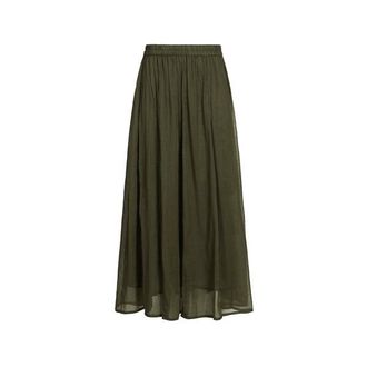 Saison 1865 Langer Caro -Rock aus Baumwolle - Khaki