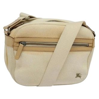 Burberry Pre-owned Toile sacs-ports-paule - Femme - Pre-owned - Beige - Taille: ONE Size