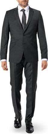 Digel Herren Anzug grau Schurwolle