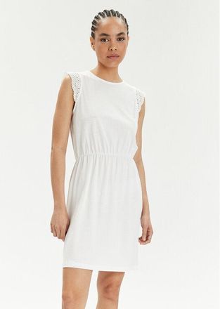 Vero Moda Sommerkleid Emily 10305216 Wei&szlig; Regular Fit
