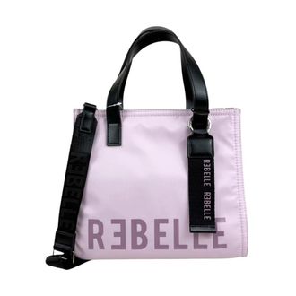 Rebelle Femme, Sacs, Rose, Taille: ONE Size Poppy Nylon Tote