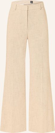 HUGO BOSS Marlenehose Talia Aus Boucl&eacute; beige