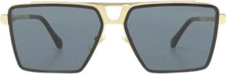 Louis Vuitton Lunettes de soleil 1.1 Evidence Metal Pre-owned - Femme - Pre-owned - Noir - Taille: ONE Size
