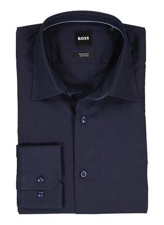 HUGO BOSS Herren Hemd schwarz