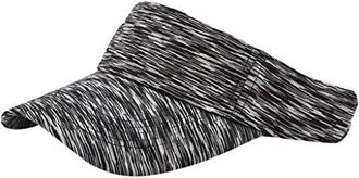 Generic Casquettes &agrave; d&eacute;grad&eacute; de couleur r&eacute;glable Protection solaire vide Athletics Visi&egrave;re Baseball Casquettes sans visi&egrave;re Femme, Noir, taille unique