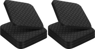 Hemoton Antivibrationsmatten 8 St&uuml;ck 10x10x0,5cm rutschfeste Silikon Bodenschutzmatten f&uuml;r Laufband Heimtrainer Waschmaschine Ger&auml;uschd&auml;mpfende Fitnessger&auml;te 