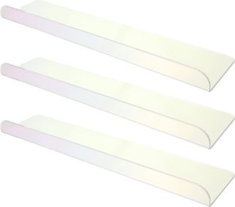 Valiclud Satz Schwebende Wandregale aus Acryl Belastbar Vielseitig Montierbar f&uuml;r Bad K&uuml;che Wohnzimmer Dekorative Aufbewahrung