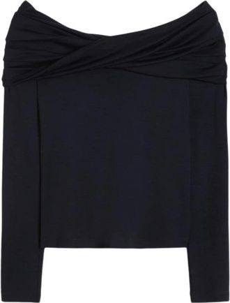 Max Mara Femme, Blouses et Chemises, Bleu, Taille: 42 FR Blouses