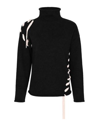 Alpha Studio Rollkragenpullover - Schwarz
