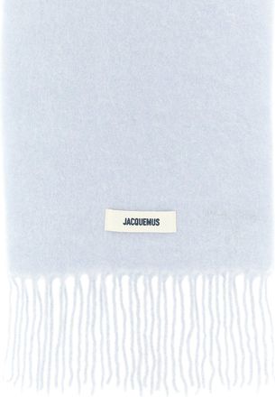 Jacquemus Alpaca Blend Scarf - Light Blue