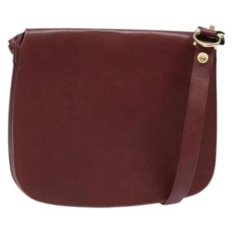 Cartier Sac bandouli&egrave;re en cuir Pre-owned - Femme - Pre-owned - Rouge - Taille: ONE Size