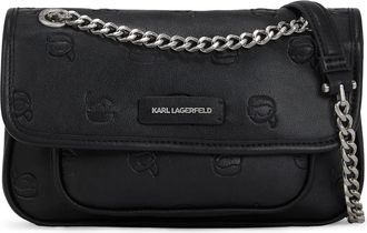 Karl Lagerfeld Hobo Bags - IKON MONOGRAM KLEINE SCHULTERTASCHE - Gr. unisize - in Schwarz - für Damen