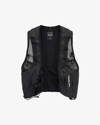Fessura Mens Italia Technical Running Vest Black Vests