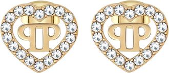 Philipp Plein Ohrringe - Ohrringe Plein Rocked Heart - Gr. unisize - in Gold - f&uuml;r Damen