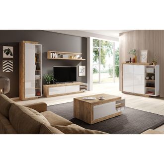 Loftscape home24 Kommode 151 x 128 x 40cm Weiß