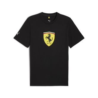 Puma Scuderia Ferrari Sportswear ColouRot Shield T-Shirt Herren, Accessoires, Schwarz, XS