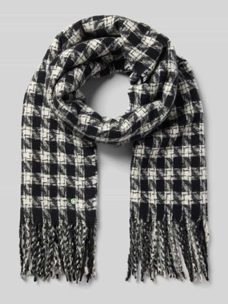 Codello Schal im Allover-Look mit Fransen