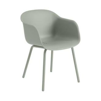 MUUTO Fauteuil Fiber - Vert - Plastique 100% recyclé - Designer Iskos-Berlin