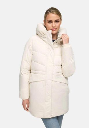 Marikoo Winterjacke Delilah mit kuschelig warmem Teddyfleece und hohem Kragen