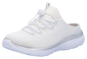 Rieker Clog RIEKER, Damen, Gr. 38, wei&szlig;, Textil, unifarben, Schuhe Clog, Schlupfschuh, Sommerschuh, Hausschuh mit MemoSoft-Ausstattung, Topseller