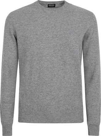 Ermenegildo Zegna Homme, Pulls, Gris, Taille: M Pull en cachemire