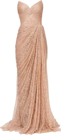 Iris Serban robe Irene à liens de resserrage - Tons neutres