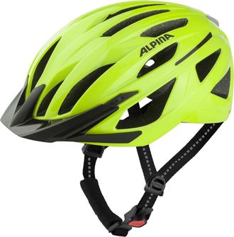 Alpina Gent MIPS - Reflektierender, Optimal Sichtbarer & Sicherer MIPS Fahrradhelm mt Fliegennetz Für Erwachsene, be Visible Gloss, M (55-59 cm)