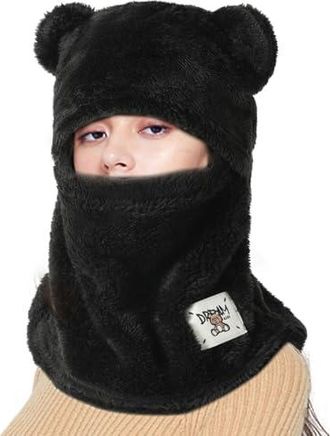 Generico Protection du visage de ski - Protection du visage chaud | &eacute;charpe et chapeau de ski, pour hommes et femmes, convient pour Snowboard, camping, moto, c