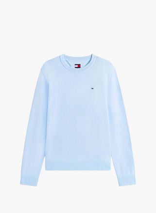 Tommy Hilfiger Pull &agrave; col rond &agrave; logo brod&eacute; en coton