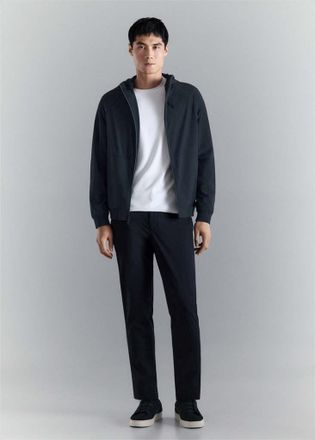 Mango Sweat zipp&eacute; Coolmax r&eacute;versible bleu marine - Homme - XXL - MANGO MAN