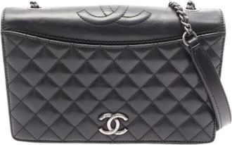 Chanel Pre-owned Sac bandouli&egrave;re vintage - Femme - Pre-owned - Noir - Taille: ONE Size