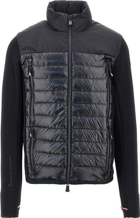 Moncler Polartec and padded ripstop jacket Man XXL