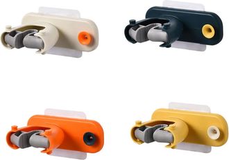 NUOBESTY 4stücke Mop Halters Für Wandmontage Aus Hochwertigem Material Zum Aufbewahren Von Mops Und Besen Im Bad Und Küche Platzsparend Und Praktisch