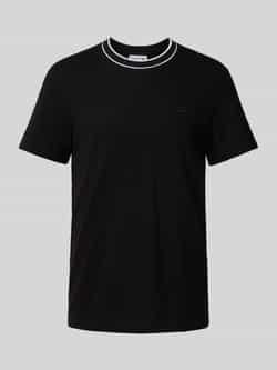 Lacoste T-Shirt mit Label-Stitching