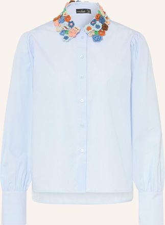van Laack Van Laack Bluse Vl-Fjella-appl2 blau