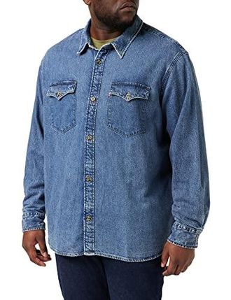Levi's Relaxed Fit Western Chemise Homme Indigo Stonewash (Bleu) S