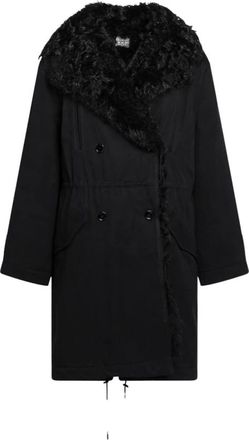 Toteme Parka en coton shearling - Femme - Manteaux - Noir - Taille: 38 FR