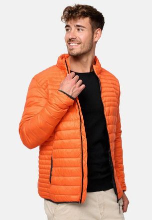 Indicode Steppjacke Herren Islington Herrenjacke Daunen-Optik Steppjacke mit Stehkragen