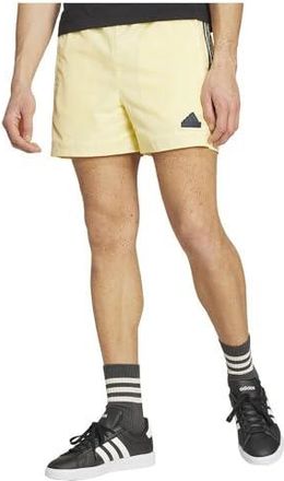 adidas Mens Short Toile House of Tiro, Almost Yellow/Legend Ink, L